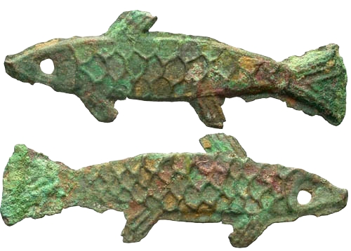 Marc Breitsprecher - Lot Info: Very Ancient Chinese Bronze YU BI Fish ...